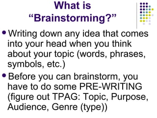 5.brainstorming techinques | PPT