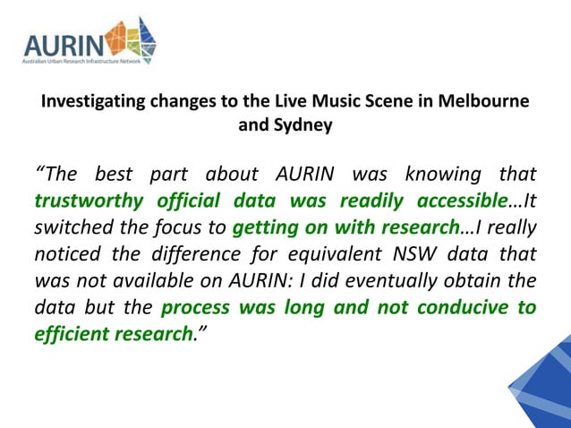 AURIN - Overview | PPTX