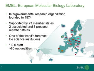 European Molecular Biology Laboratory (EMBL) | PPT