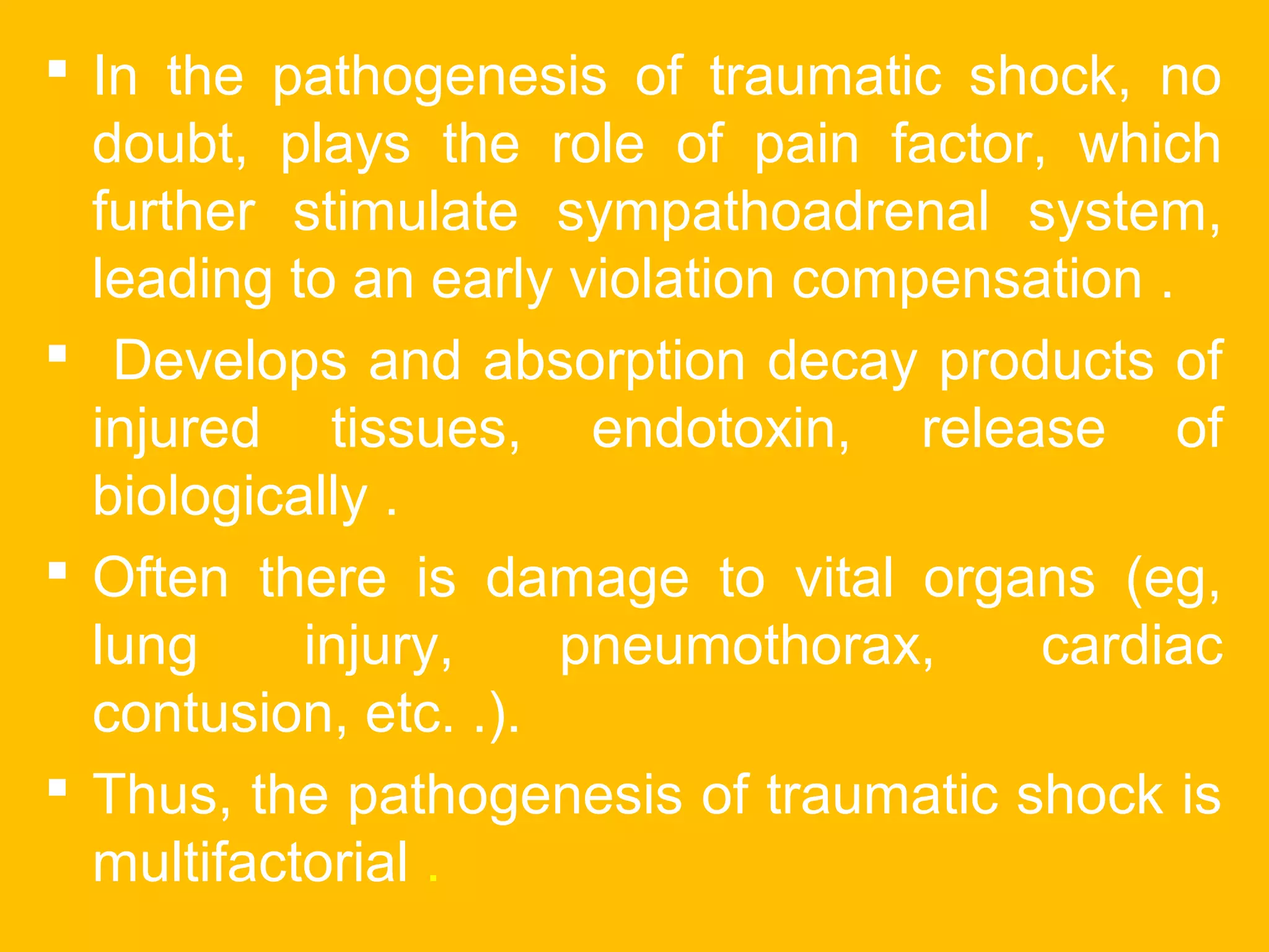 Shock. Etiology, Pathogenesis, Intensive therapy | PPT | First Aid ...