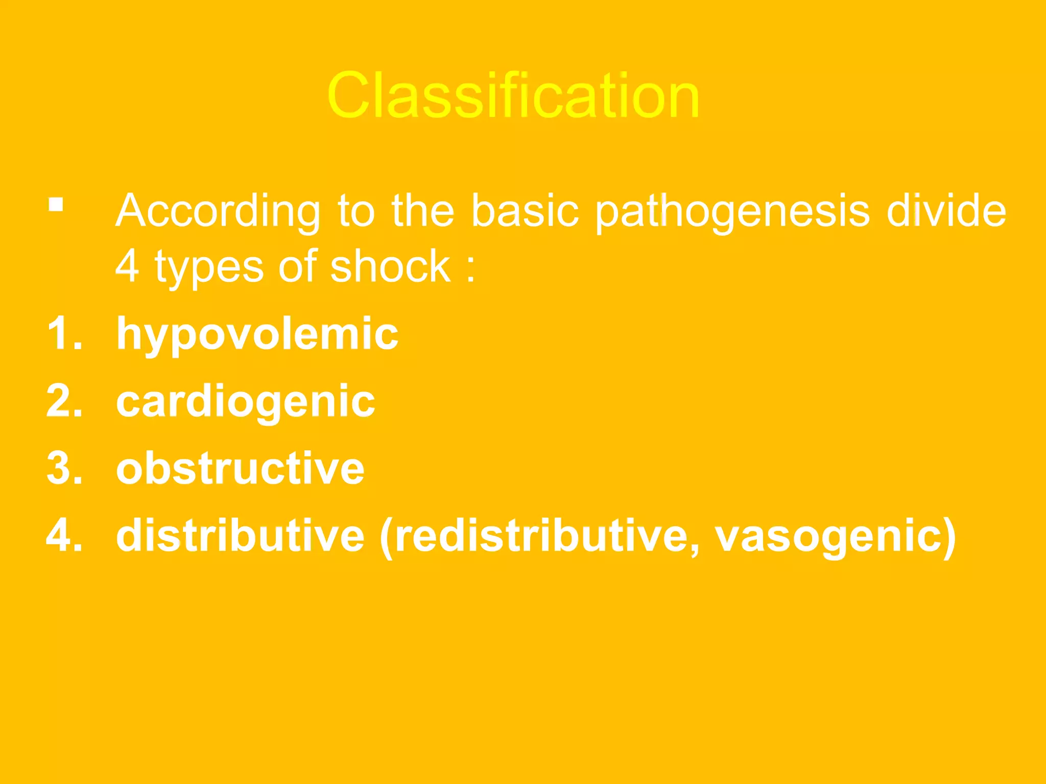 Shock. Etiology, Pathogenesis, Intensive therapy | PPT | First Aid ...