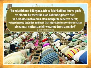 Namazın Önemi (Dini Sunumlar - Ayet / Hadis / Risale-i Nur) | PPTX