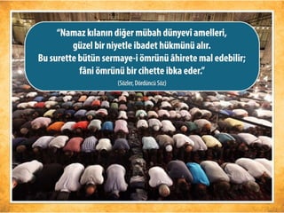 Namazın Önemi (Dini Sunumlar - Ayet / Hadis / Risale-i Nur) | PPTX