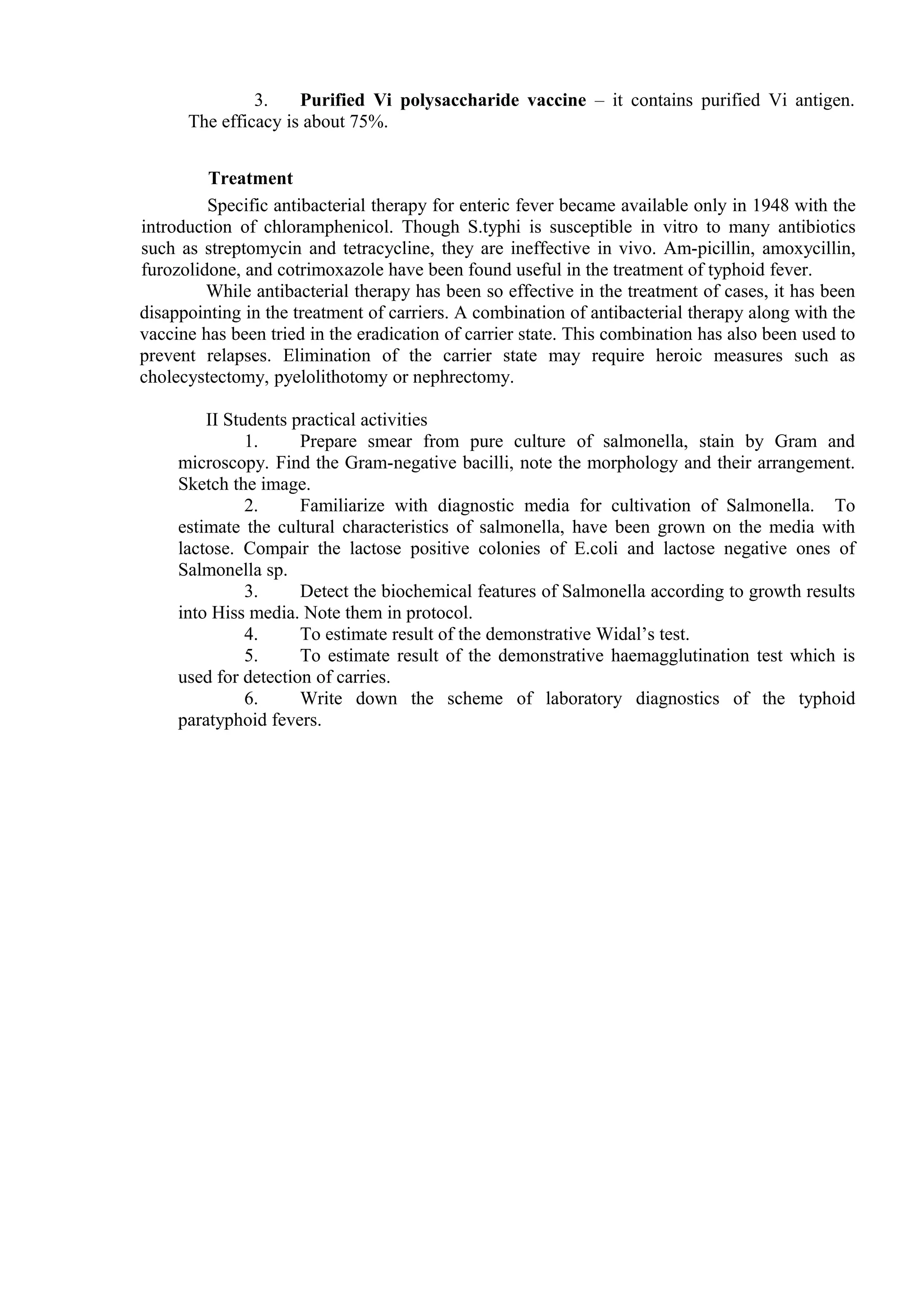 Salmonella. Causing Typhoidal Infections. Pathogenesis of Enteric Fever ...