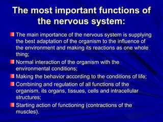 Nervous system in children – Part 1 | PPT