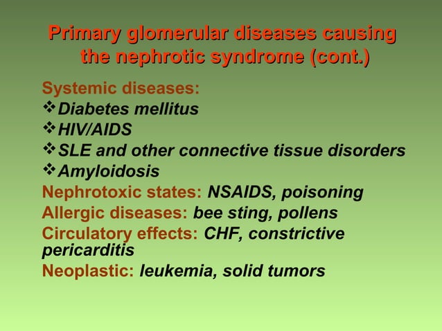 Glomerulonephritis in children | PPT | Diseases and Conditions ...