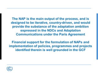 Overview of the process to formulate and implement NAPs | PPT