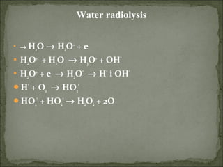 Biological effects of ionizing radiations | PPT