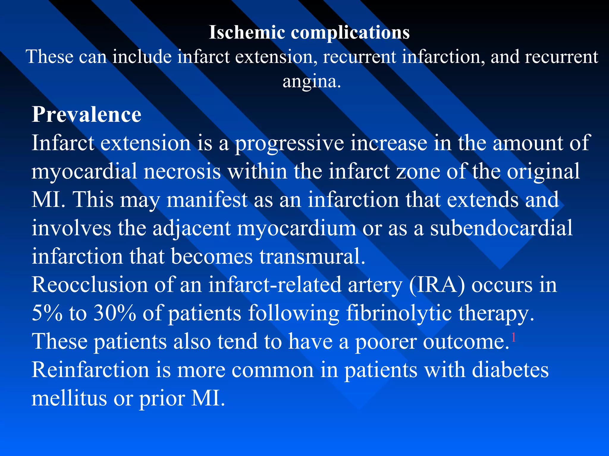 Complications of Myocardial Infarction (MI) | PPT