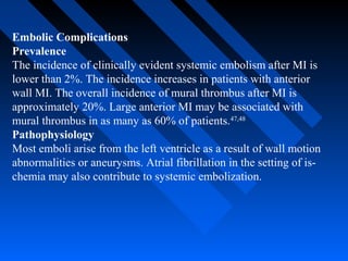 Complications of Myocardial Infarction (MI) | PPT