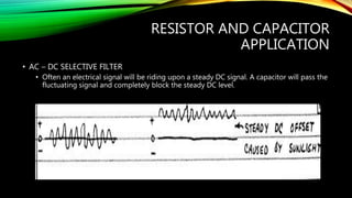 5. resistor and capacitor application | PPT