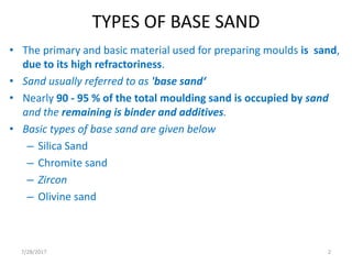 5.moulding sand | PPTX