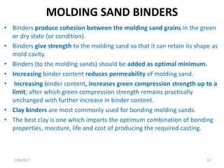 5.moulding sand | PPTX