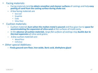 5.moulding sand | PPTX