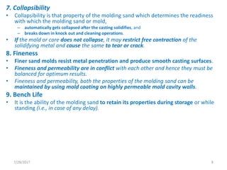 5.moulding sand | PPTX