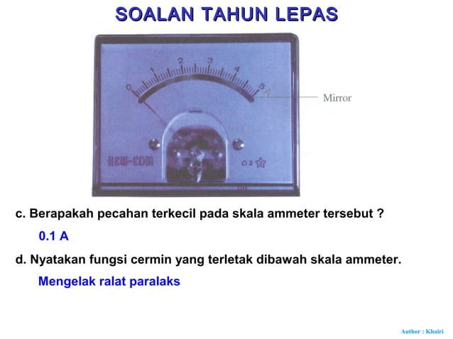5.voltmeter dan ammeter | PPT