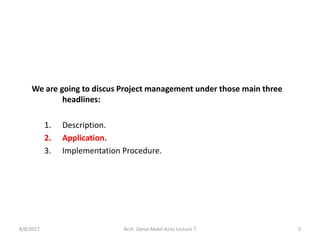 5. project management – application (2) | PDF