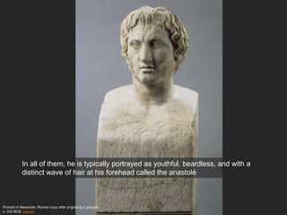 Portrait Of Alexander The Great Lysippos