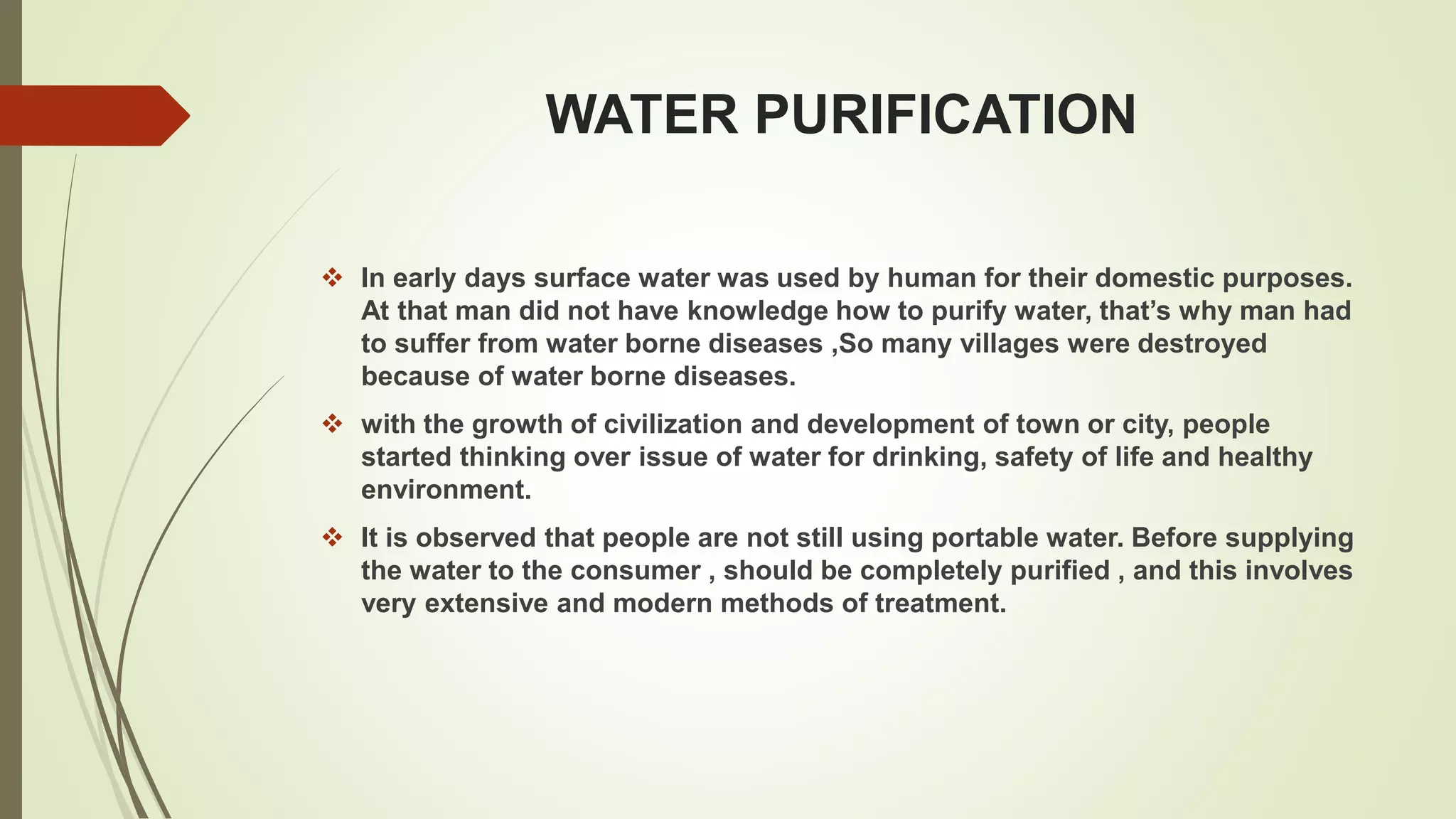 Water purification and methods | PPTX