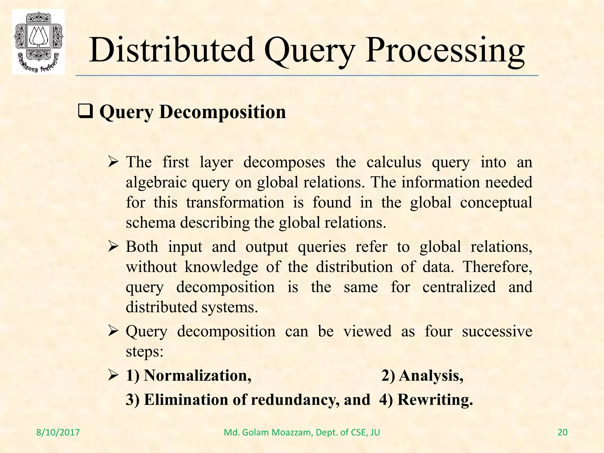 Query processing | PDF