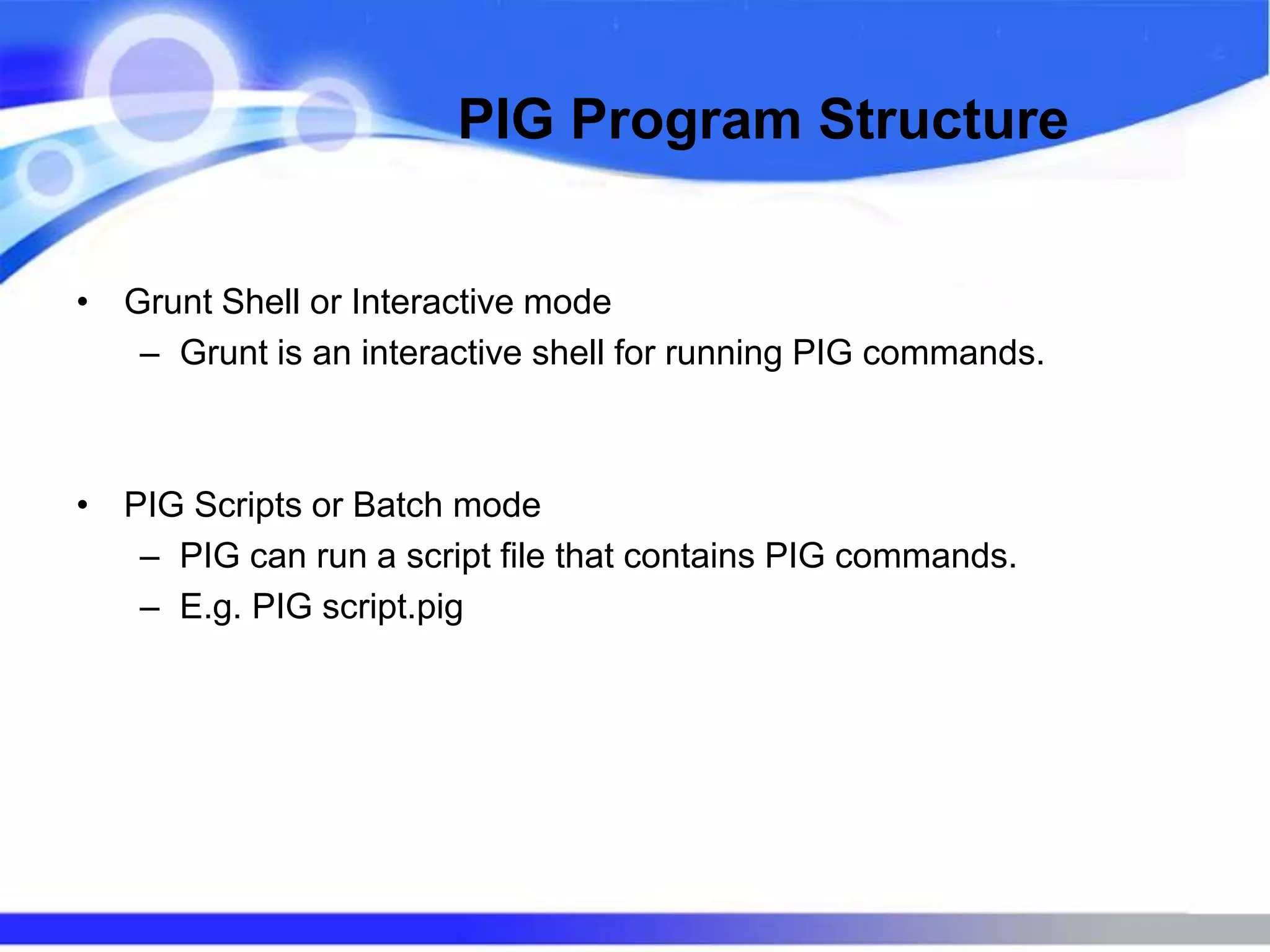 Apache PIG | PPTX