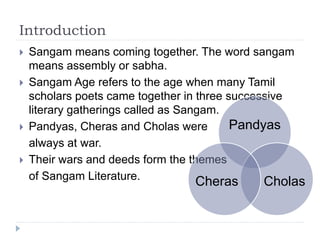 The Sangam Age | PPTX