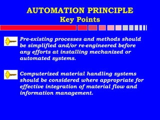 10 Principles of Material Handling_Materi Warehousing Training | PPT