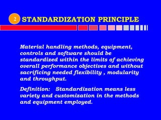 10 Principles of Material Handling_Materi Warehousing Training | PPT