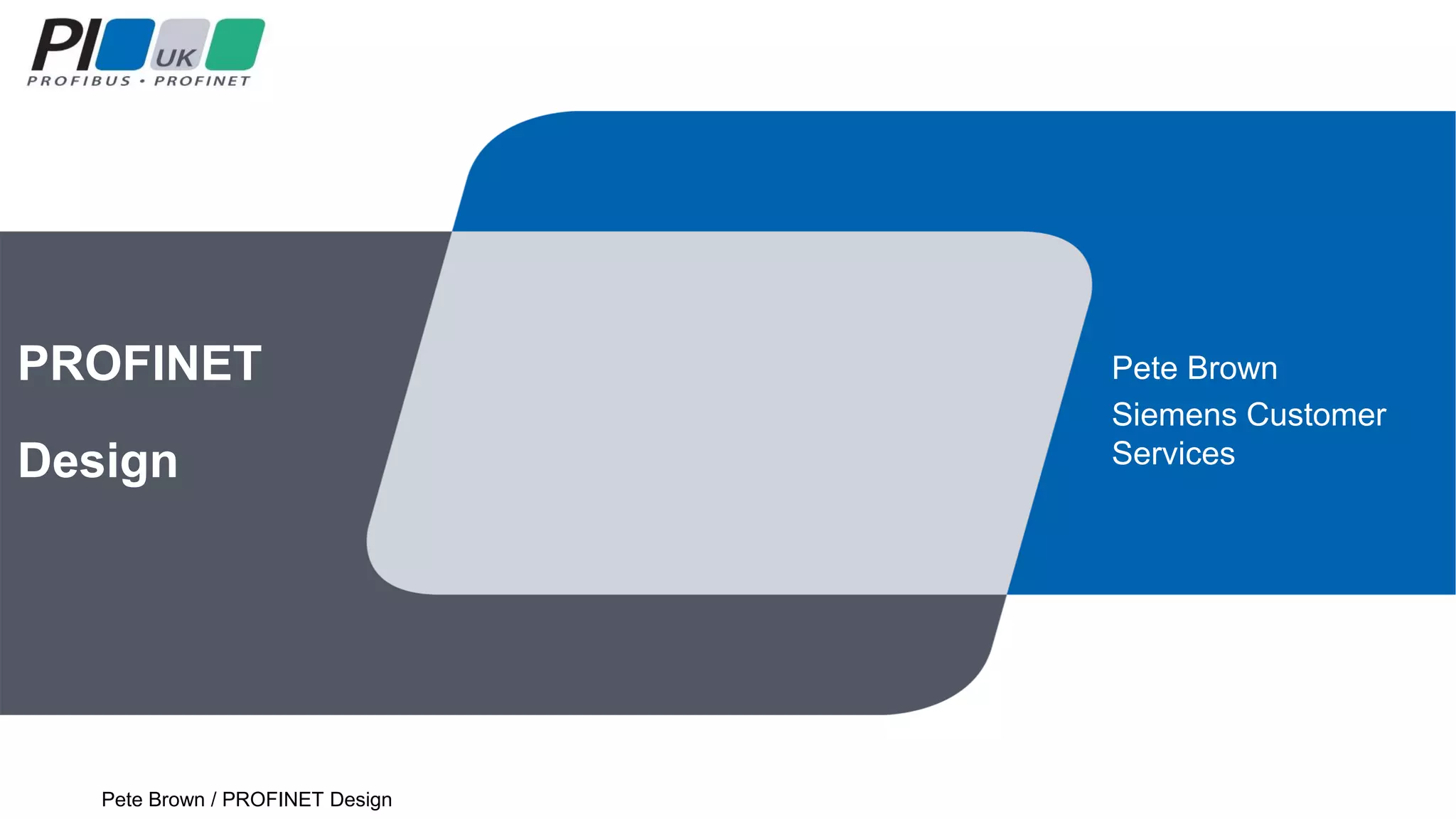 5. PROFINET Network design - Peter Brown | PPT