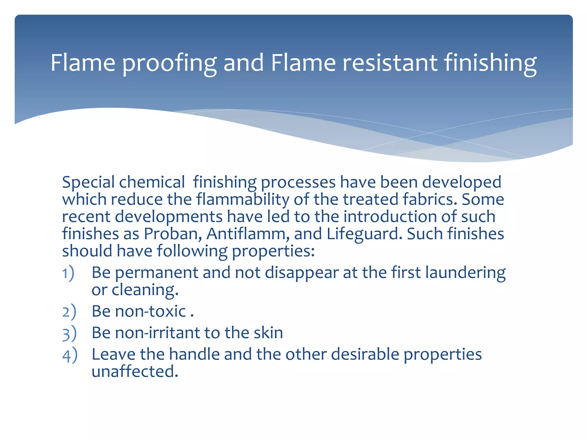 FABRIC FLAMMABILITY | PPTX