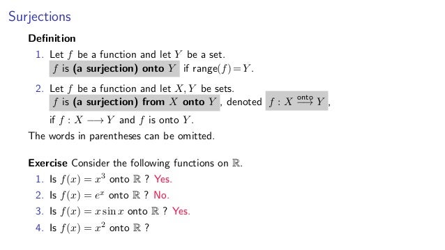 5 5 Injective And Surjective Functions Dynamic Slides