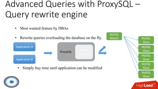 ProxySQL Use Case Scenarios / Alkin Tezuysal (Percona) | PPT