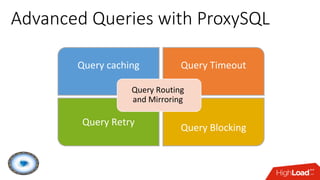 ProxySQL Use Case Scenarios / Alkin Tezuysal (Percona) | PPT