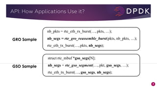LF_DPDK17_GRO/GSO Libraries: Bring Significant Performance Gains to DPDK-based Applications ...