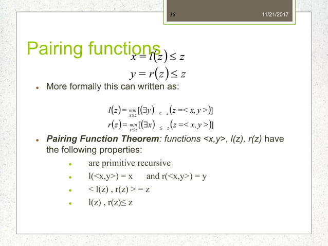 5.2 primitive recursive functions | PPT