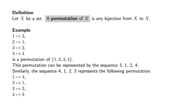 5.8 Permutations (dynamic slides) | PDF | Programming Languages | Computing
