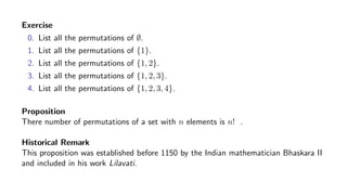 5.8 Permutations (dynamic slides) | PDF | Programming Languages | Computing