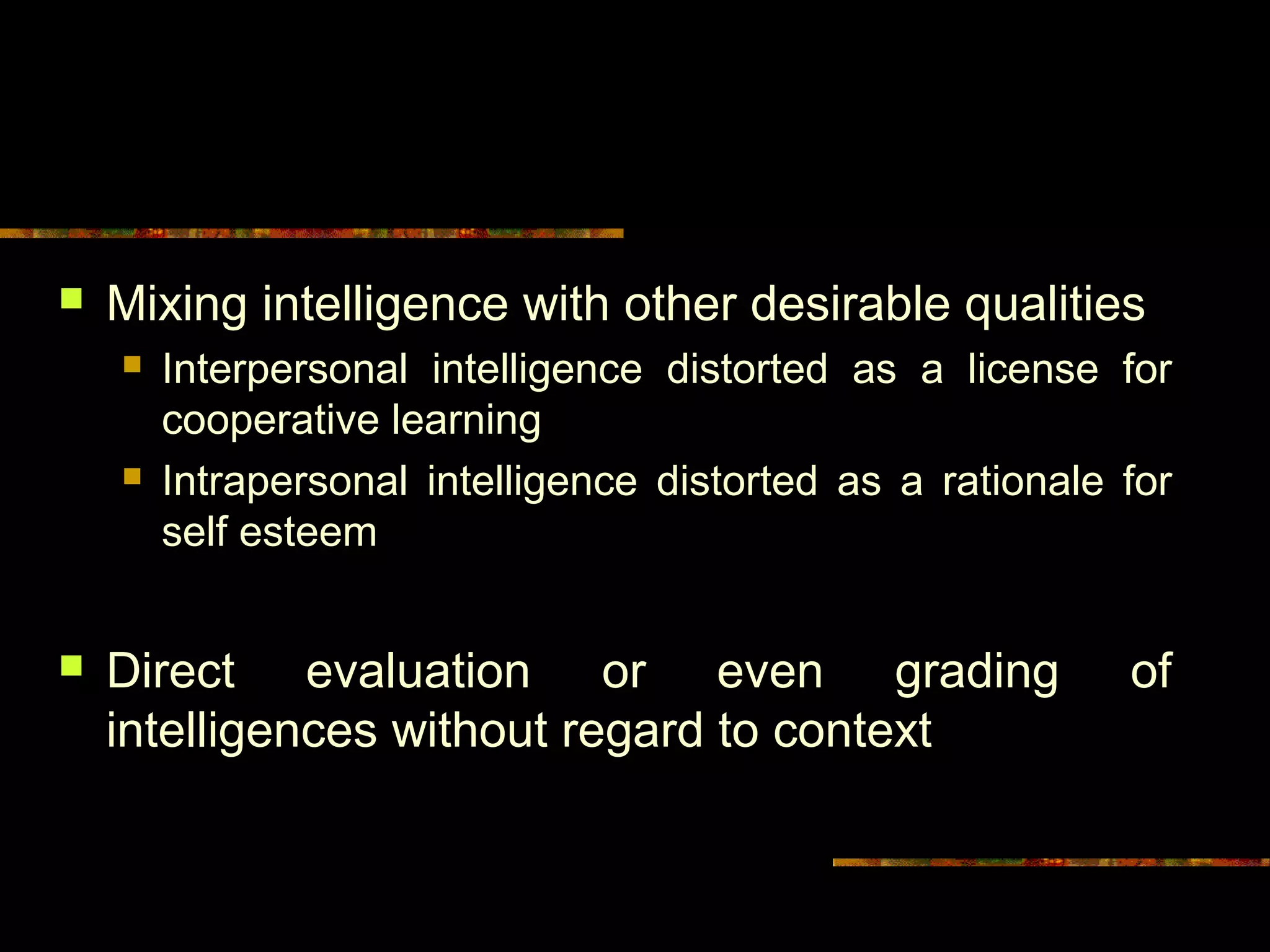 Concept of intelligence | PPT