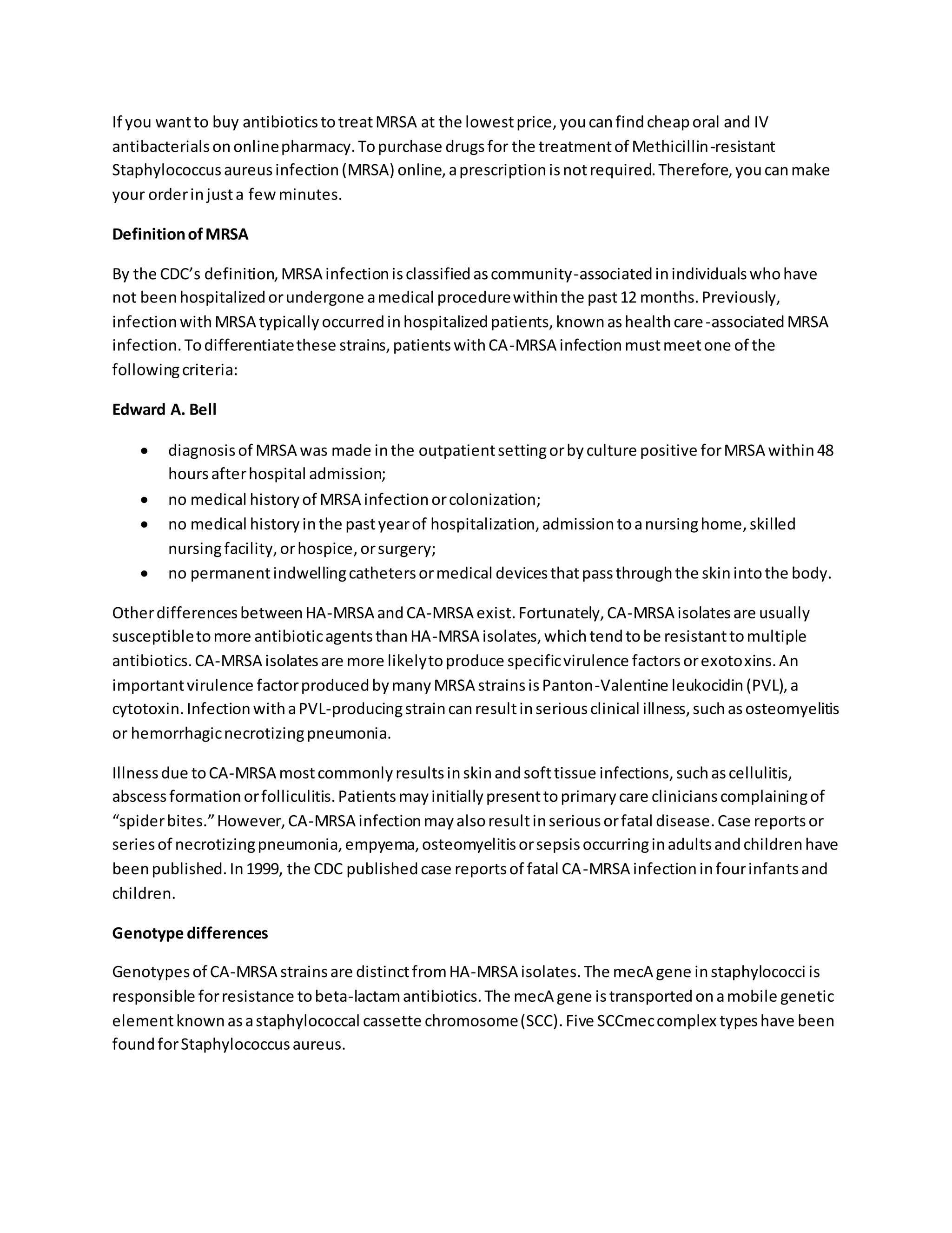 5.mrsa antibiotic resistance mechanism | DOCX