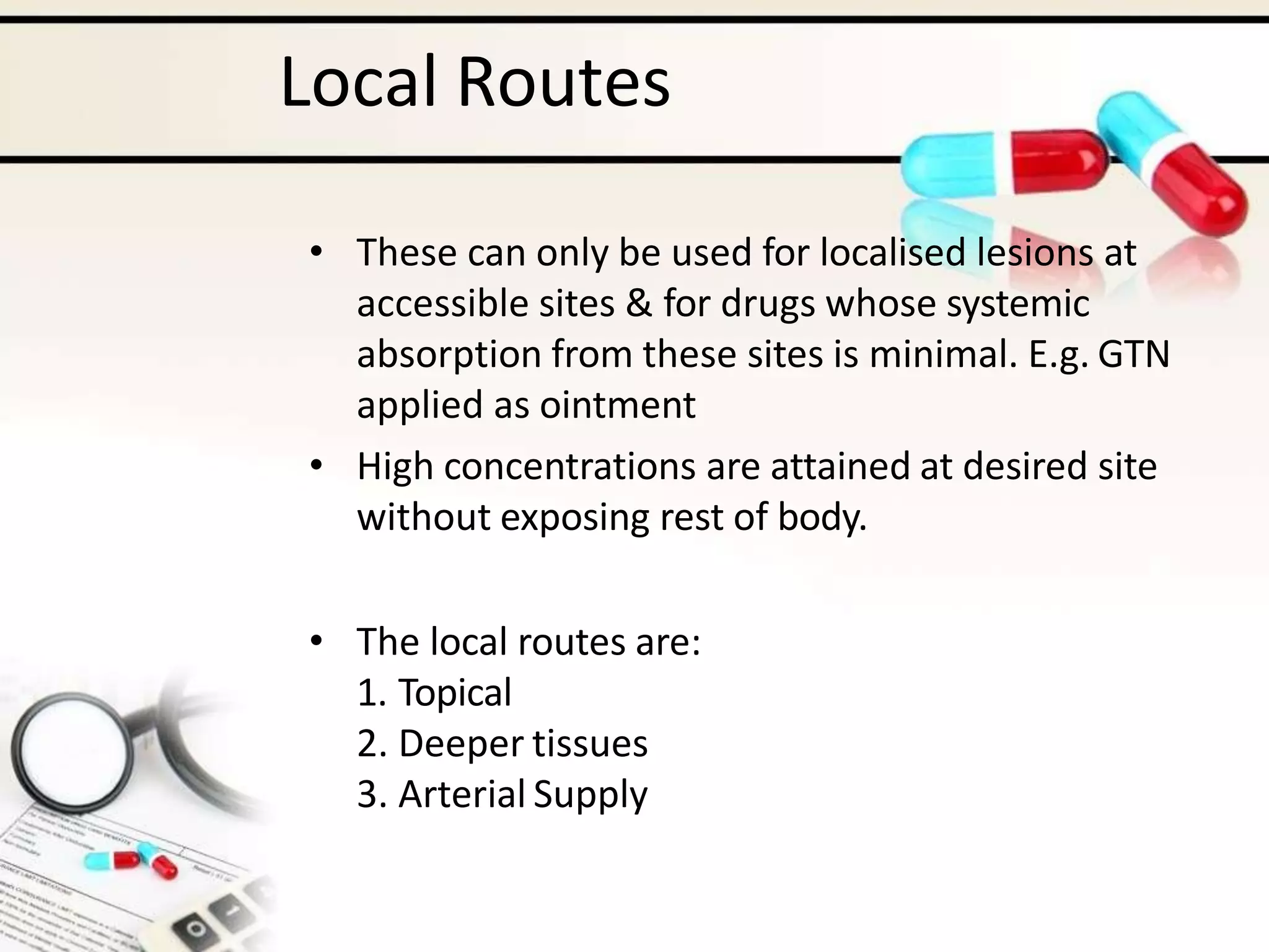 5.routes of drug administration | PPTX