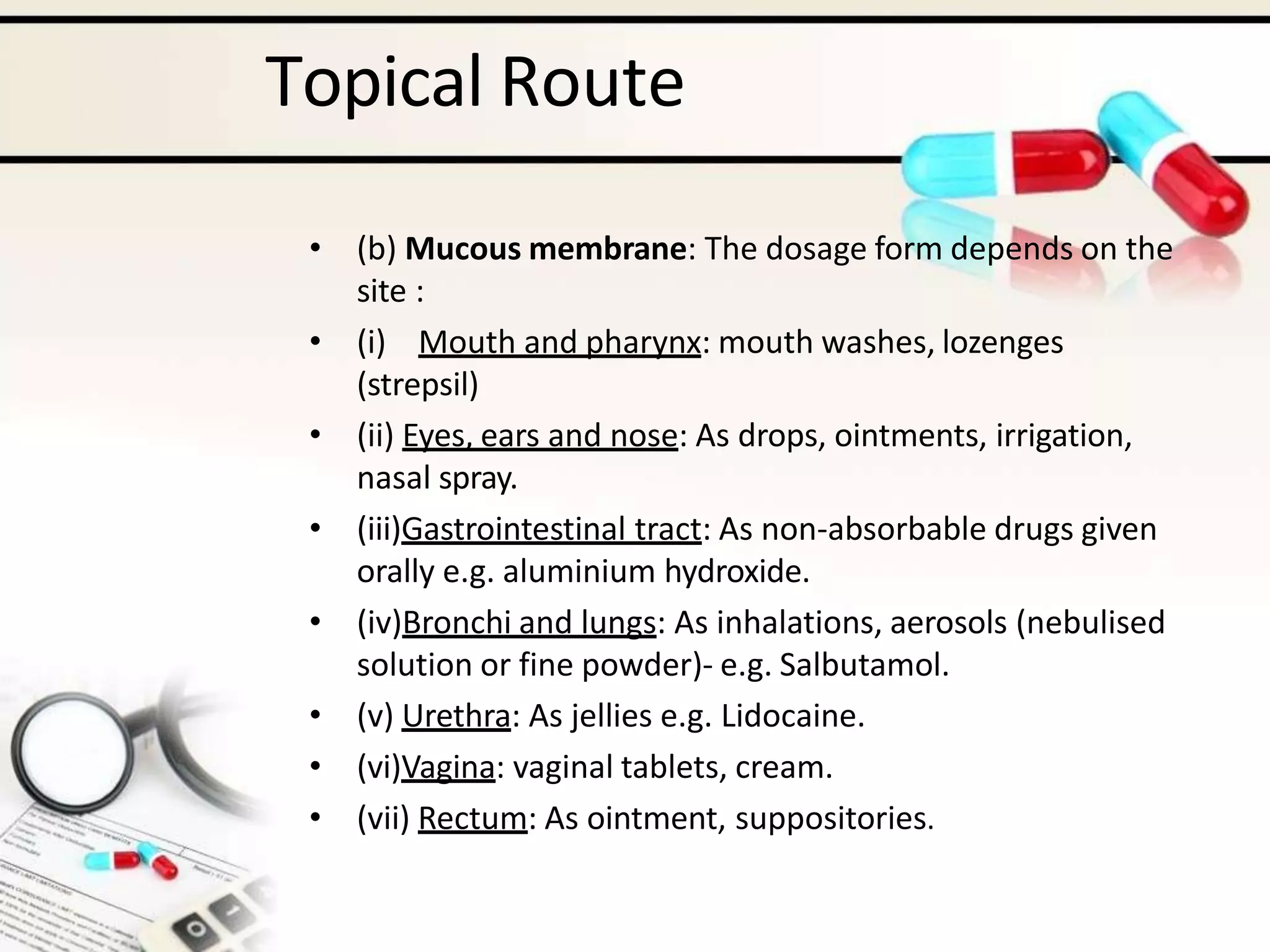 5.routes of drug administration | PPTX