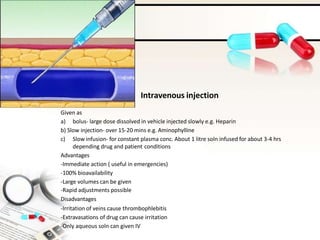 5.routes of drug administration | PPTX