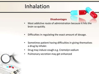 5.routes of drug administration | PPTX