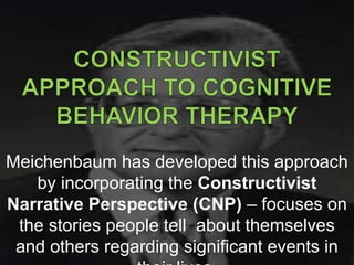 Donald Meichenbaum Cognitive Behavior Modification | PPTX