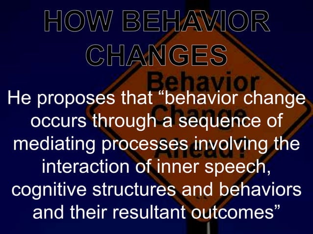 Donald Meichenbaum Cognitive Behavior Modification | PPTX