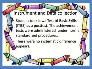 Sample Instrument and Data Collection | PPTX
