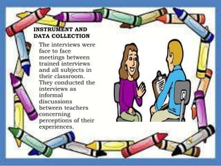 Sample Instrument and Data Collection | PPTX