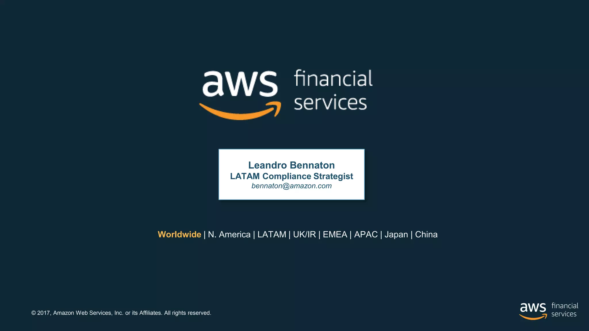 AWS - Security & Compliance | PPT