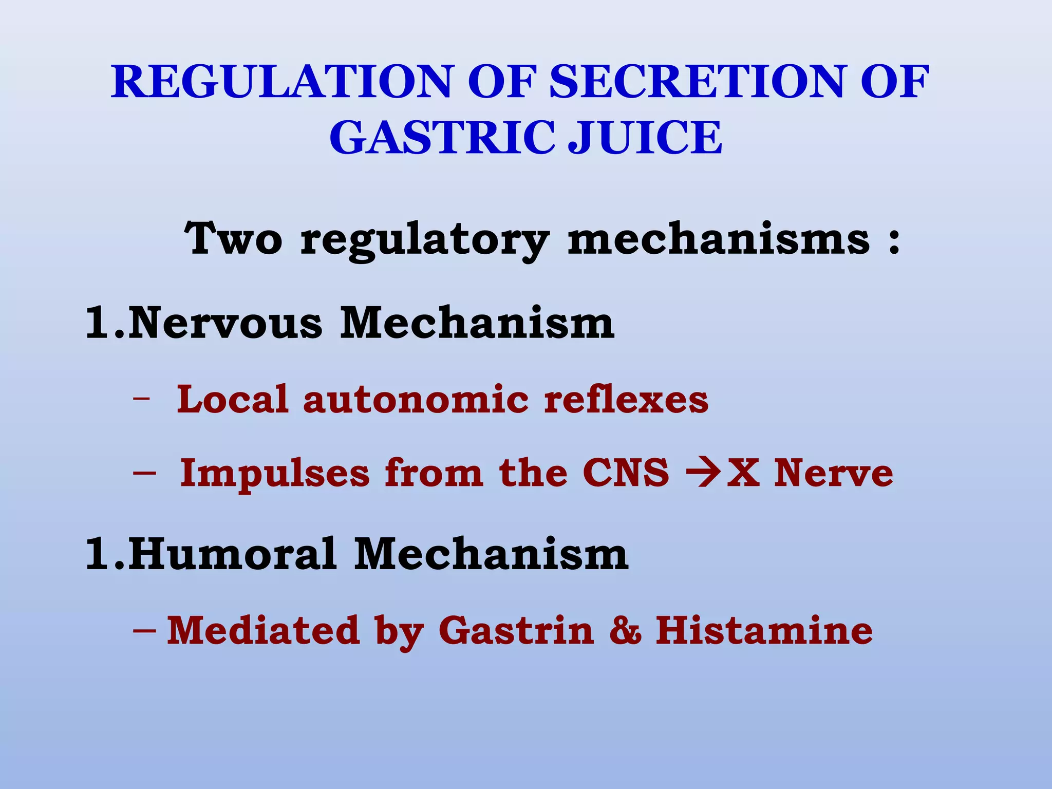 Gastric secretion | PPT
