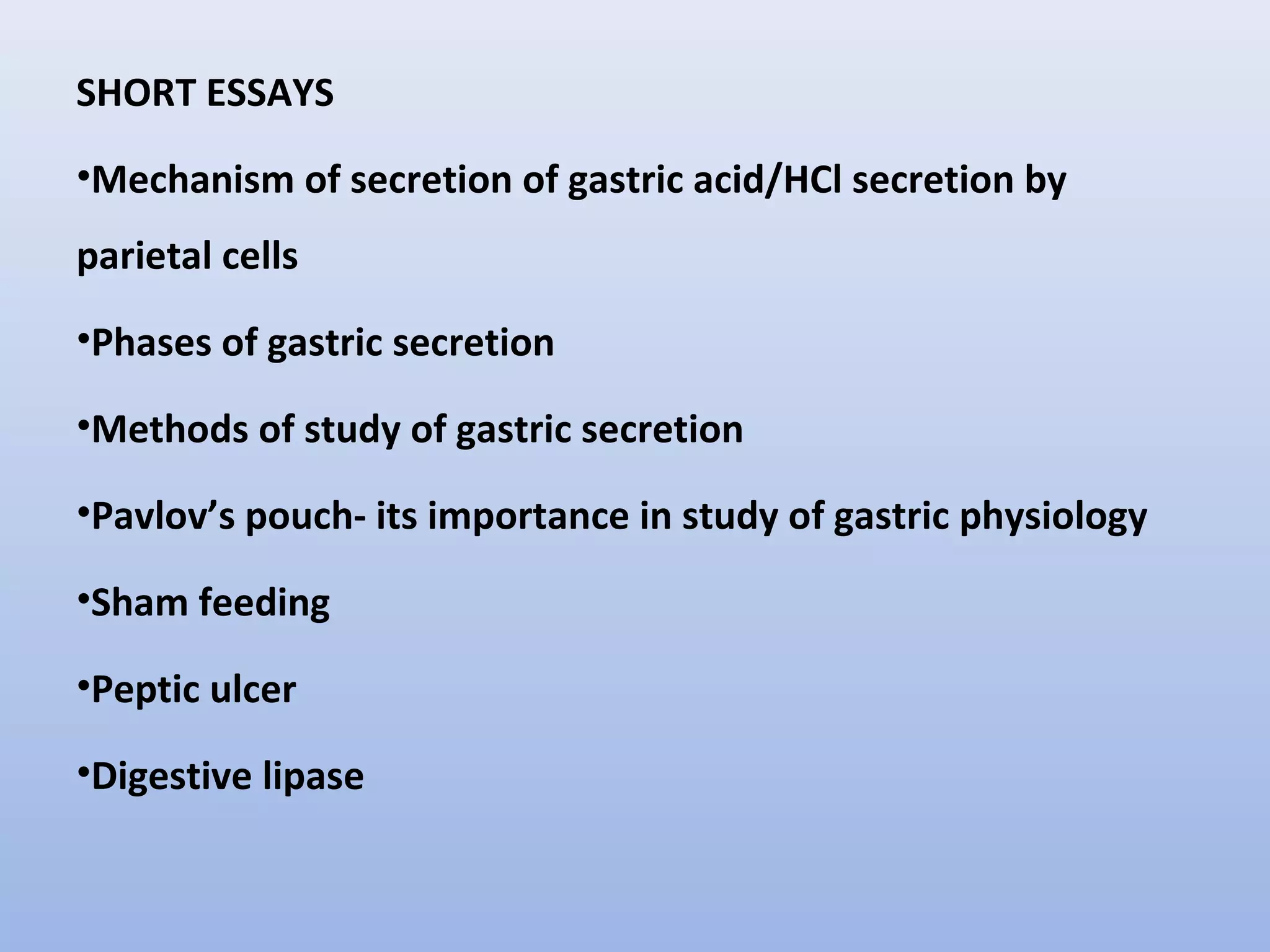 Gastric secretion | PPT